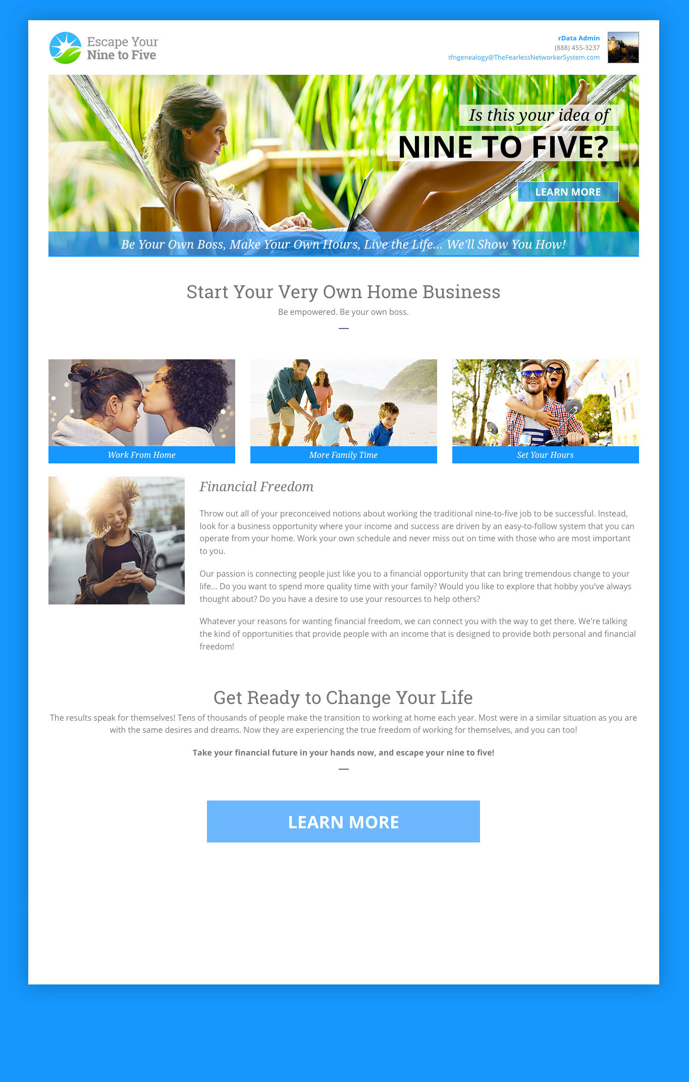 Landing Page Example